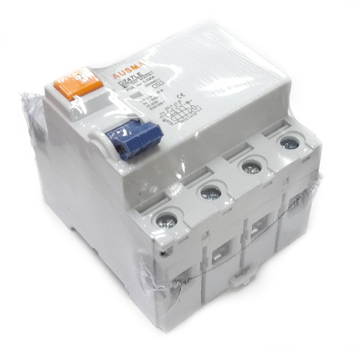 DINRAIL EARTH LEAKAGE 63A 4 Pole 30mA AUSMA DZ47LE – SA BuyAll