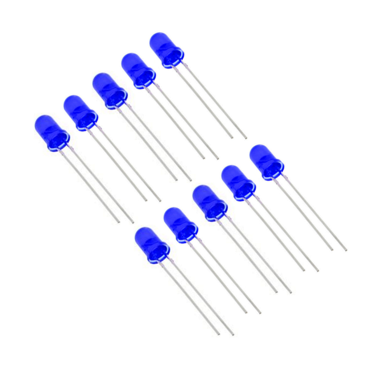 Led 5mm Diff Blue 28 32v 460 470nm 20ma 10pc Sa Buyall 0590