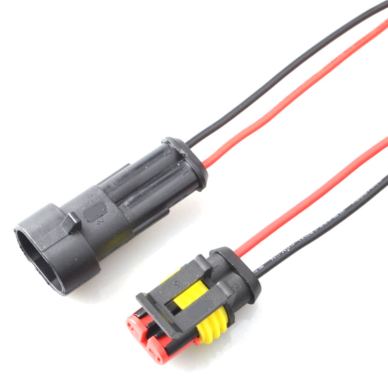 2Pin Waterproof Automotive Connector Female+Male – SA BuyAll