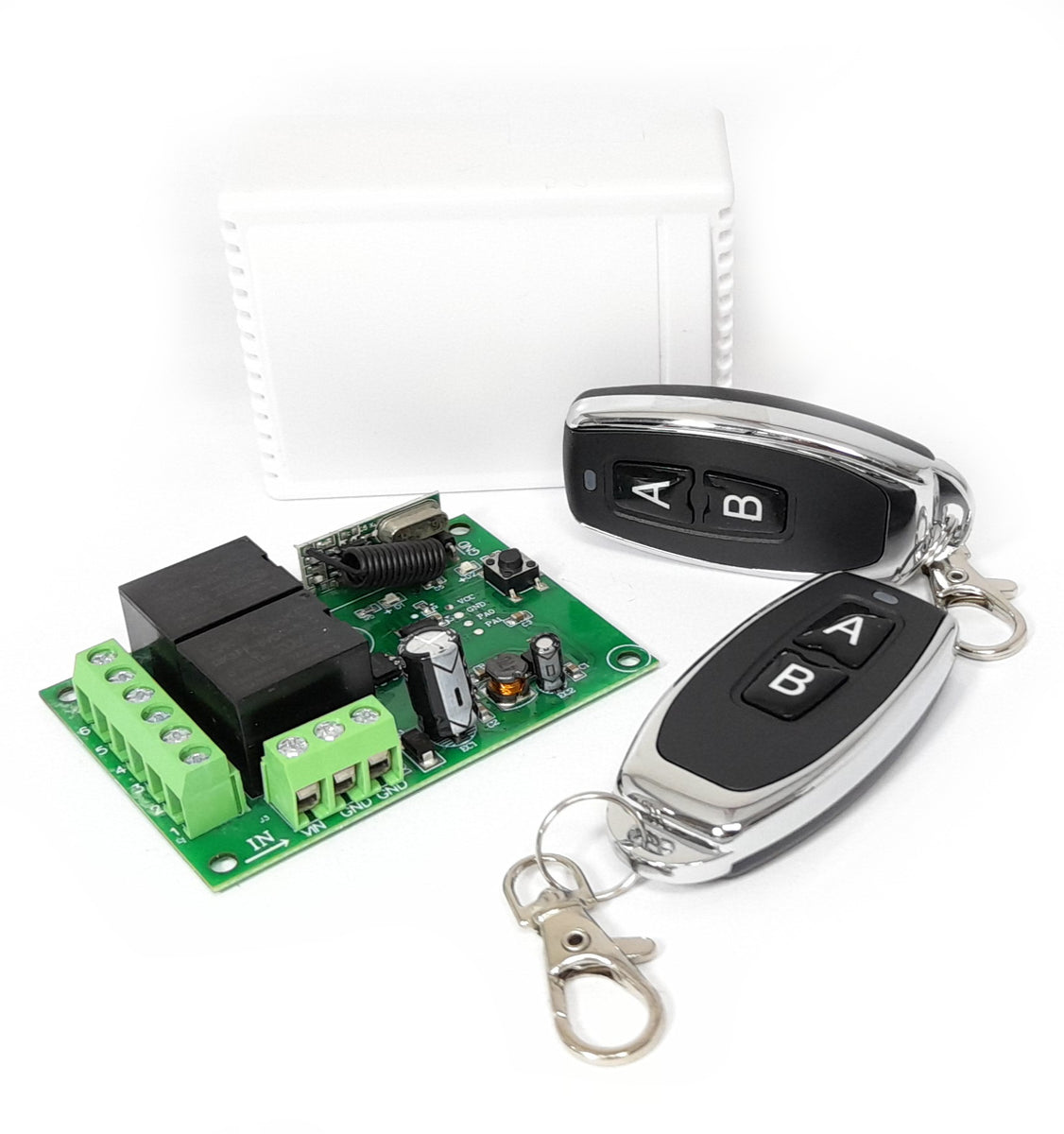 6-24VDC 10A 2 Channel Wireless Remote Control Switch KR2402A – SA BuyAll