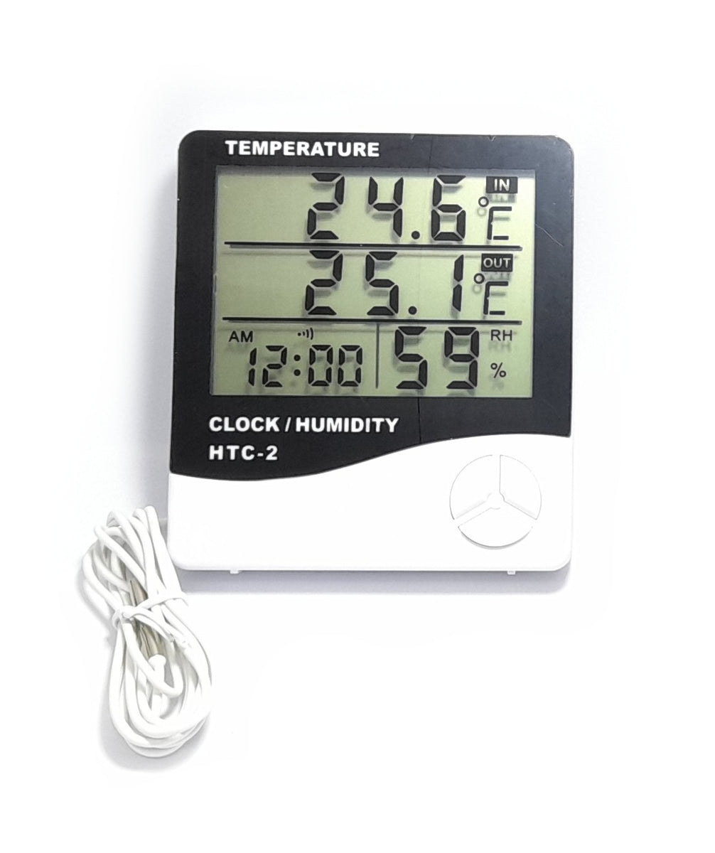 HTC-2 Electronic Temperature Humidity Meter With Alarm Clock – SA BuyAll