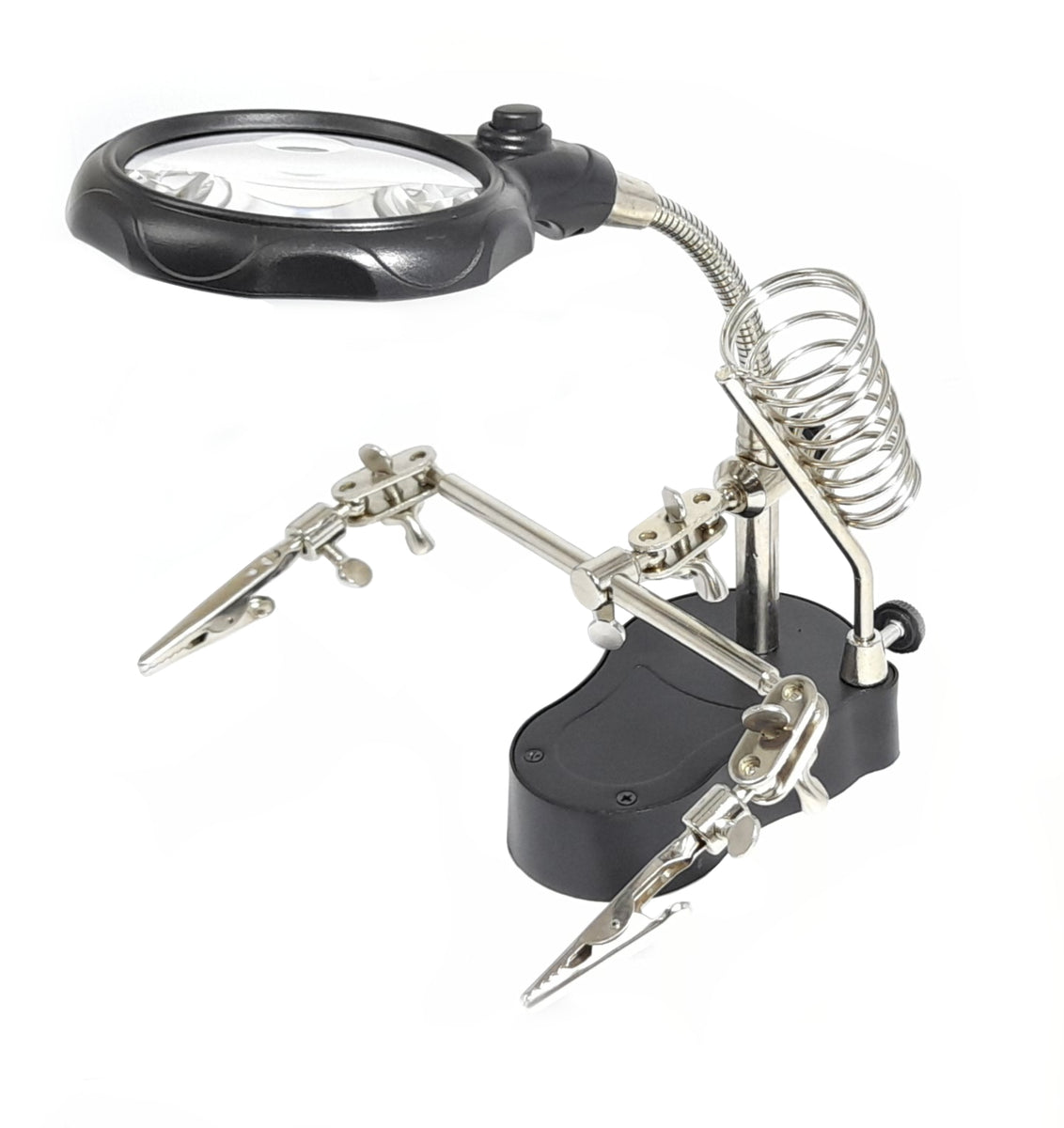 Helping Hands Soldering Stand With Light and Magnifier – SA BuyAll