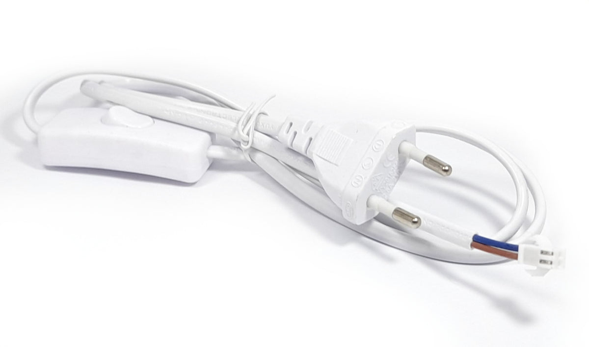 LED 220VAC STRIP 2PIN PLUG TO JST WITH INLINE SWITCH – SA BuyAll