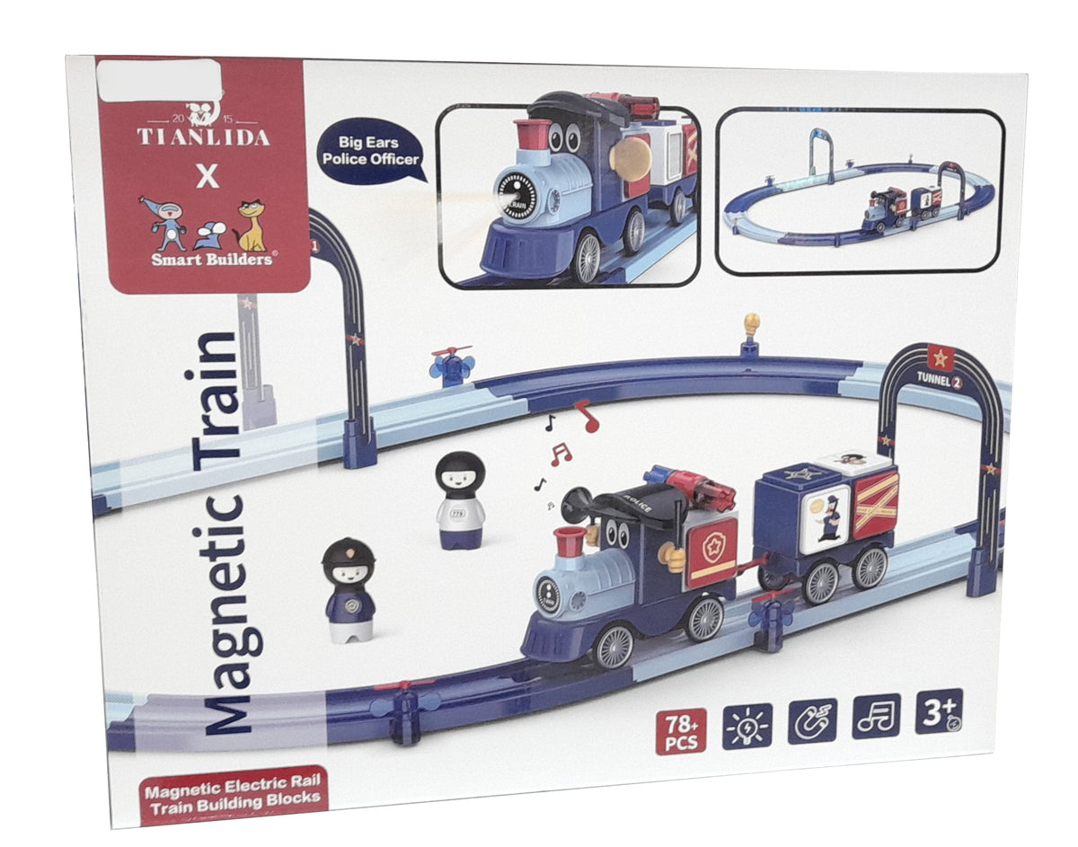 MAGNETIC ELECTRIC TRAIN BUILDING TRACK SET – SA BuyAll