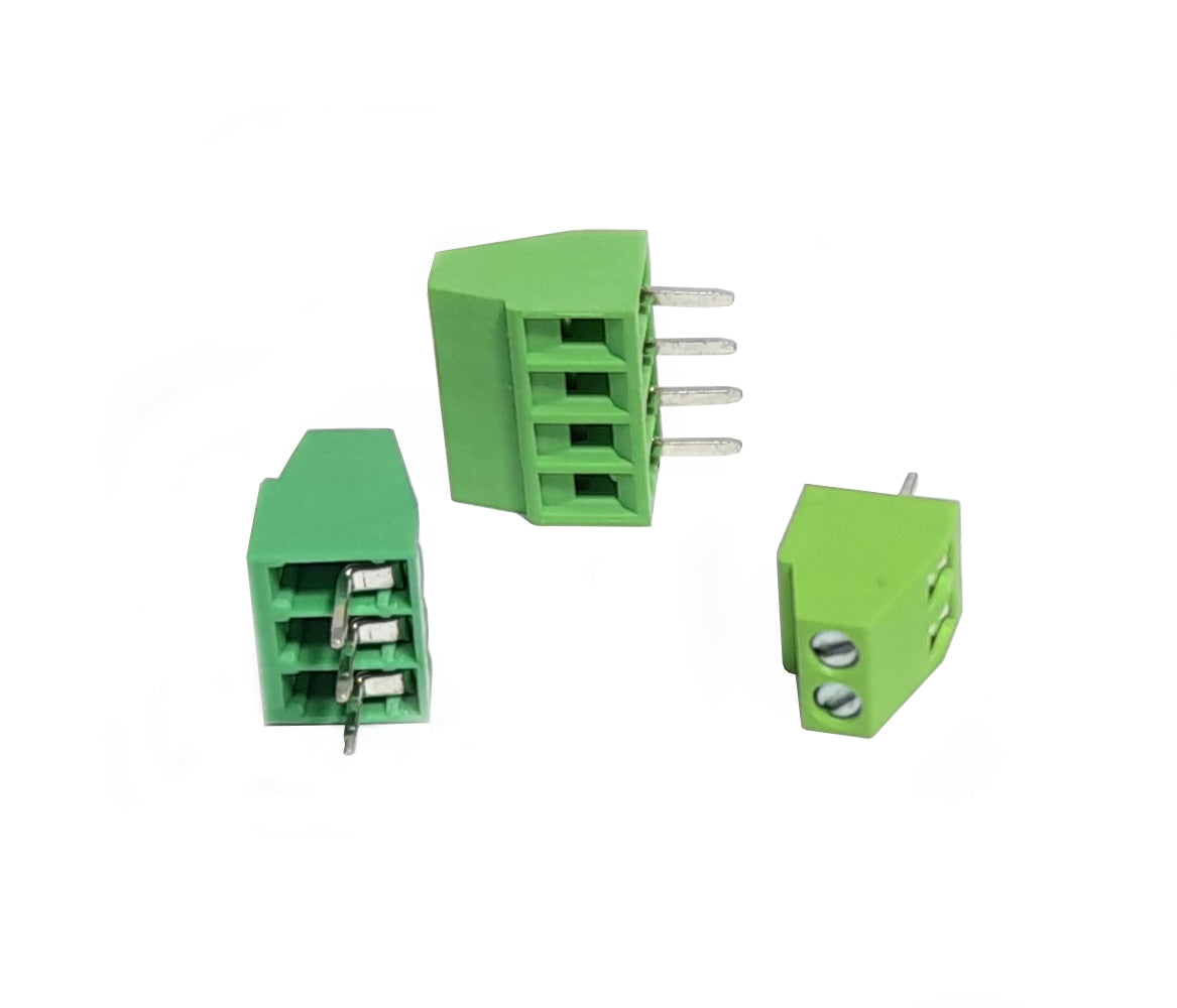 Terminal Connector Screw Block 3Pin PCB 2.54 Green KF128 2PC – SA BuyAll