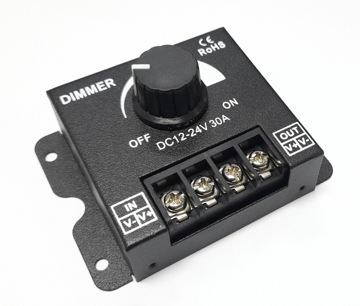 LED DIMMER 12V-24V 30A Metal casing with knob – SA BuyAll