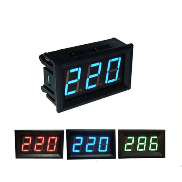 DIGITAL VOLTMETER TESTER 70-500VAC BLUE LED DISPLAY – SA BuyAll