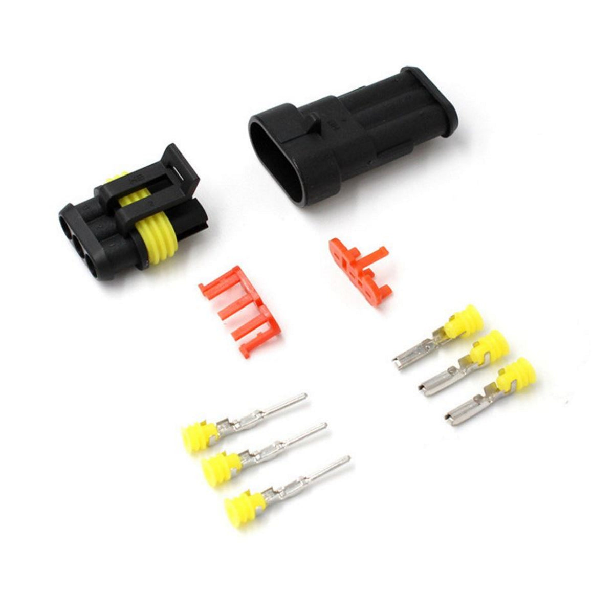 CONNECTOR 3 PIN WATERPROOF AUTOMOTIVE 3 WAY PLUG – SA BuyAll